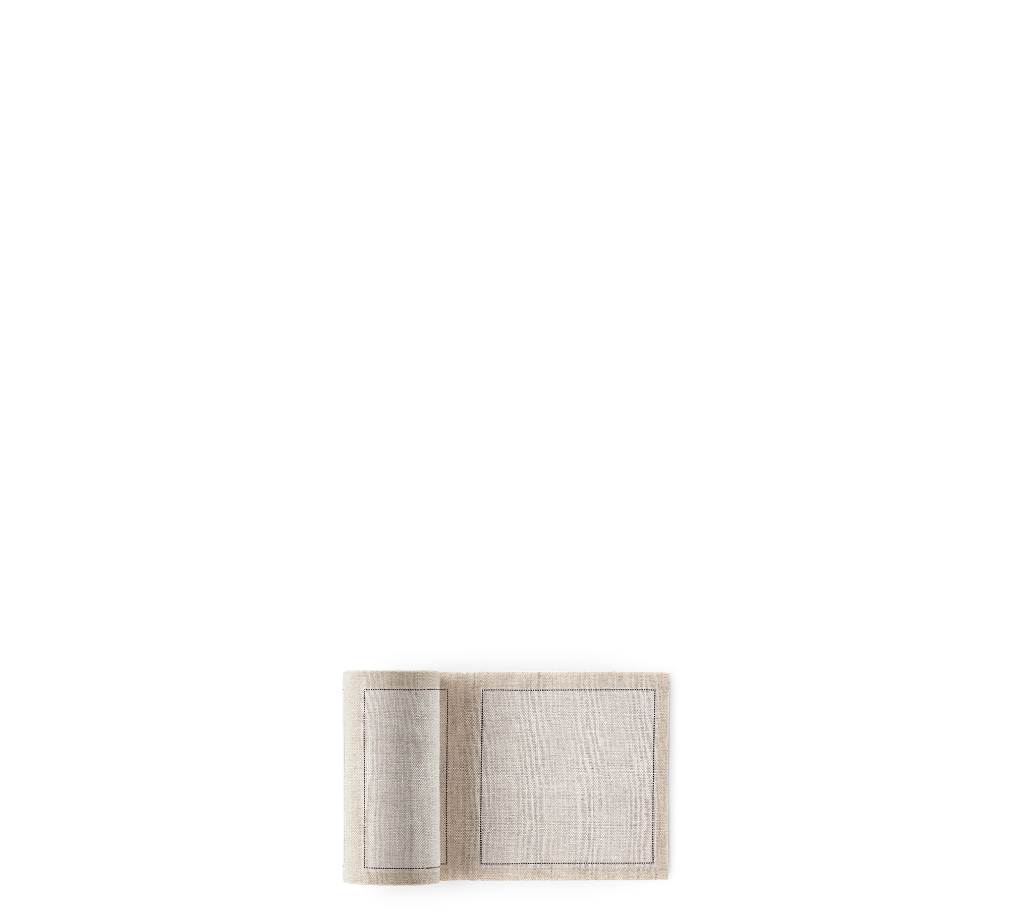 Natural linen coasters for events 11x11cm 50u. | MY DRAP PROFESSIONAL